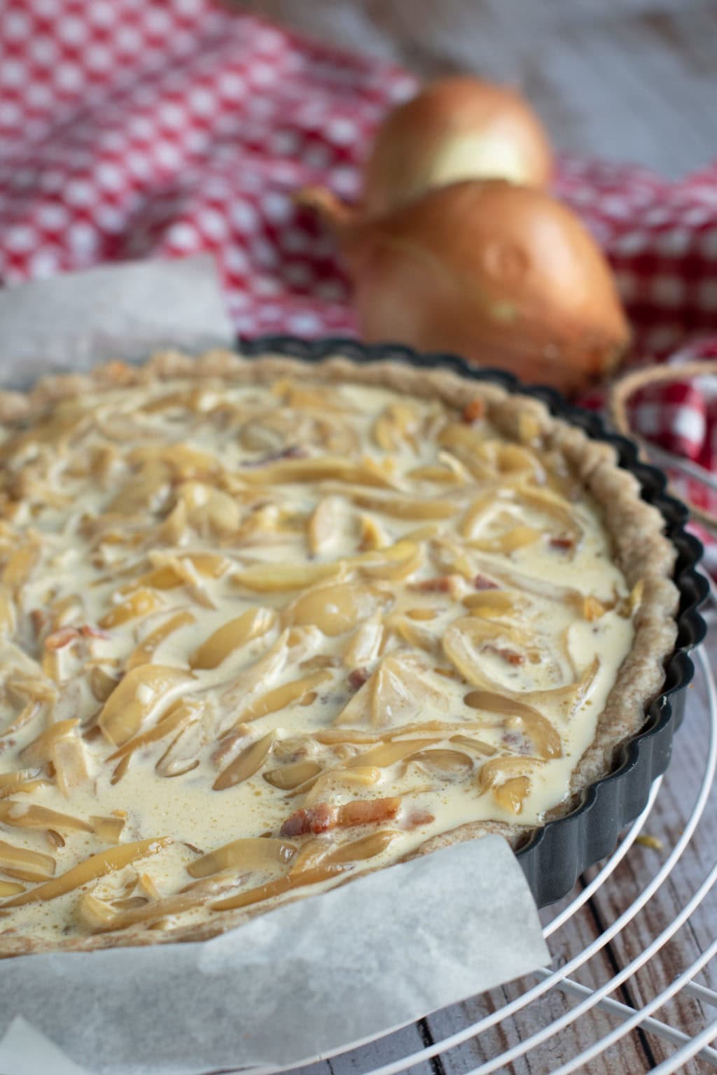 Tarte aux oignons du canton de Schaffhouse - spécialité suisse