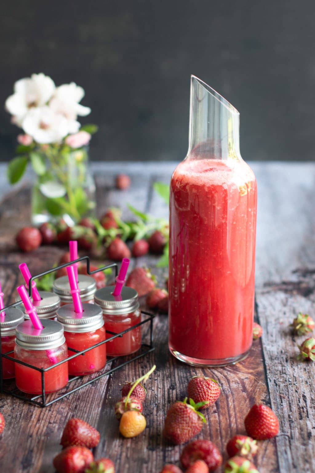 Jus de fraises fait maison – Recette fraîche et rapide pour l’été